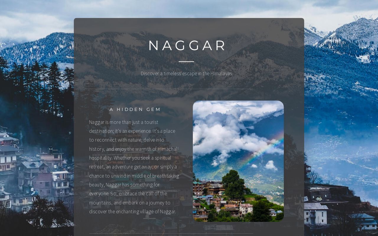 Your Ultimate Naggar Travel Guide